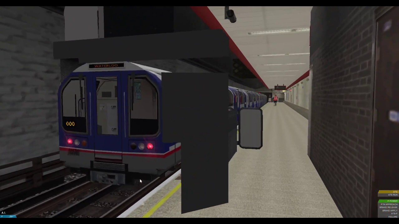 openbve Waterloo and City line Full journey from Waterloo to bank ...