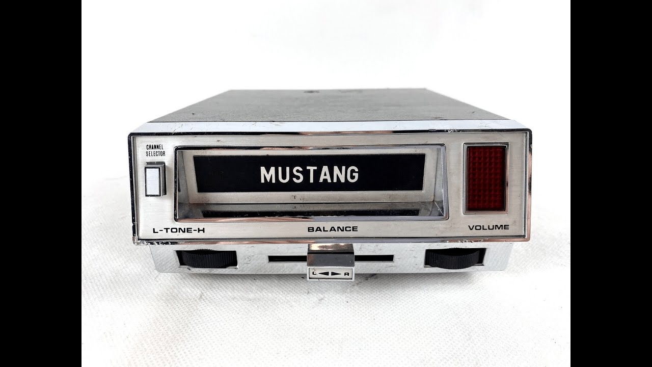Vintage 1960s Mustang 8 Track Car Cassette Player Deck 12V - YouTube