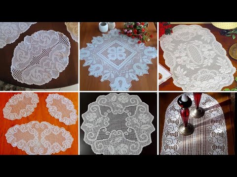 TIĞ OYASI DANTEL MODELLERİ 🌹 EN ŞIK SALON TAKIMI DANTEL ÖRNEKLERİ, 🌹 MASA ÖRTÜSÜ, RUNNER, PEÇETE
