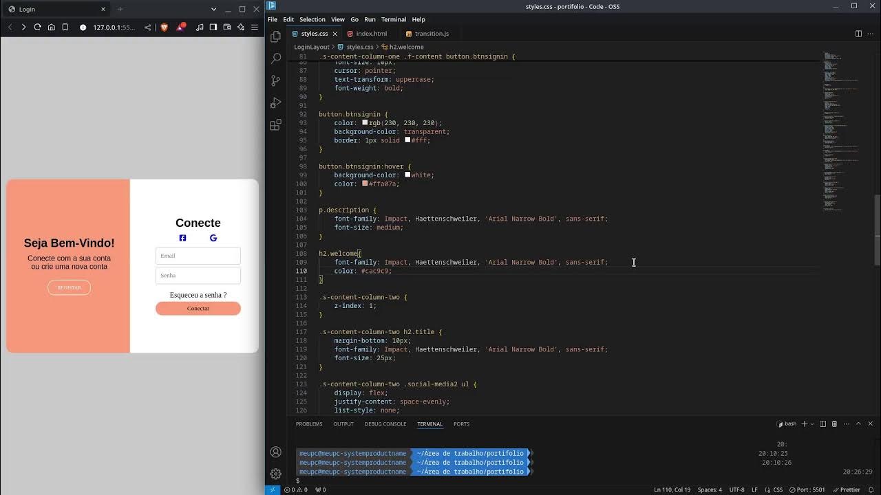EstudanteDev. - ESTUDO: JS - Iniciando outro/ultimo projeto de JS puro ...