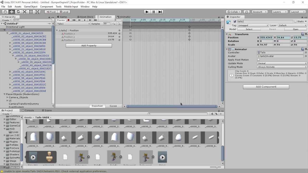Messing with SADX/2 Animations - YouTube