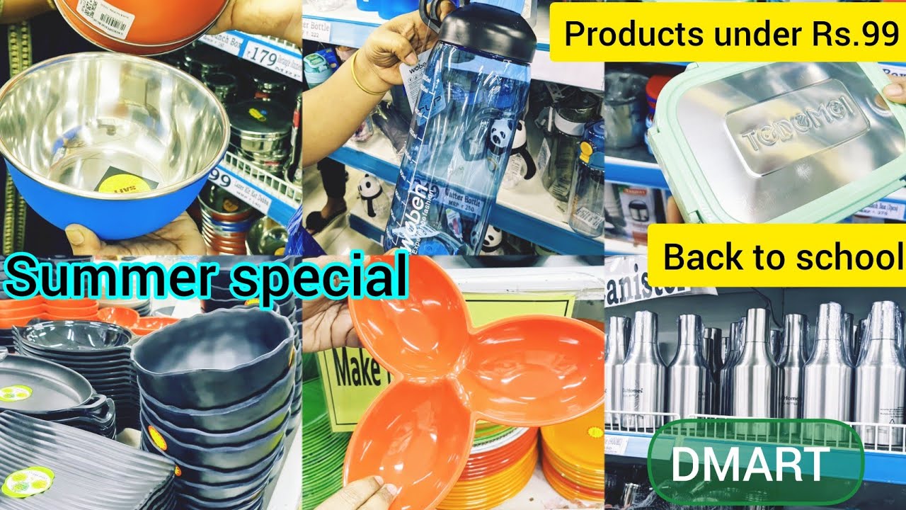 DMart latest Offers/New arrivals/Summer special/School bags ...
