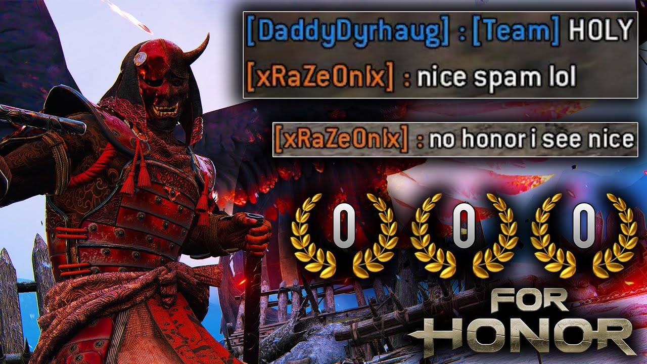 Carrying a team with a combined Rep of 0 [For Honor] - YouTube