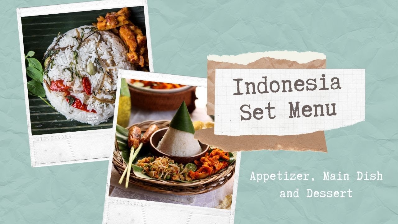 Indonesia Set Menu - YouTube