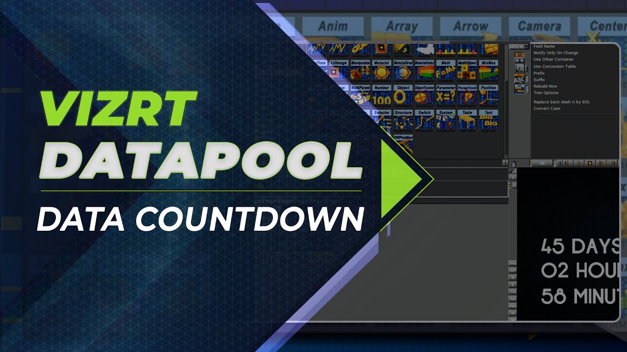 How To Make A Countdown Clock in Vizrt - Vizrt Data Countdown Plugin Tutorial - YouTube