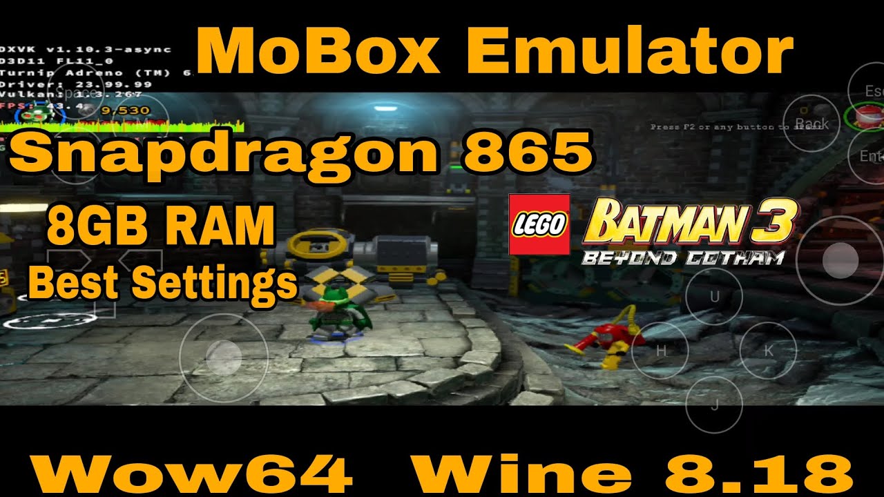 Mobox Emulator Android - LEGO Batman 3 - Beyond Gotham Samsung S20 FE ...