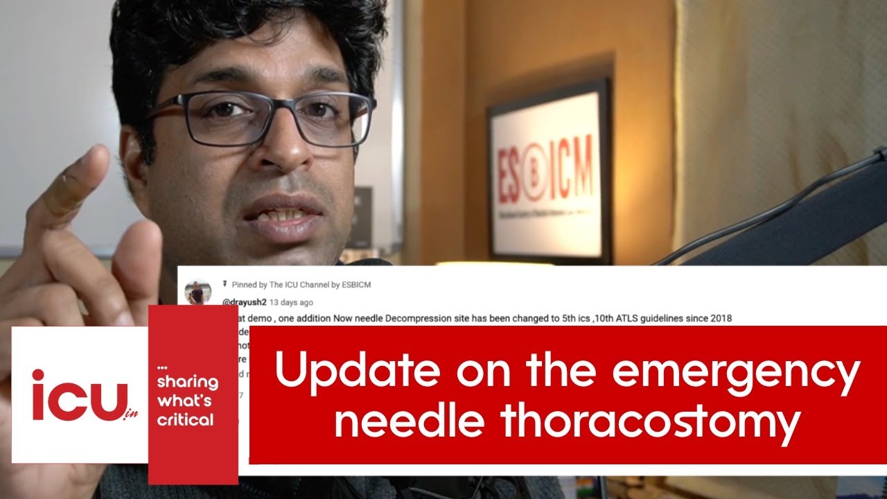 Update on emergency needle thoracostomy as per 2018 ATLS guidelines ...