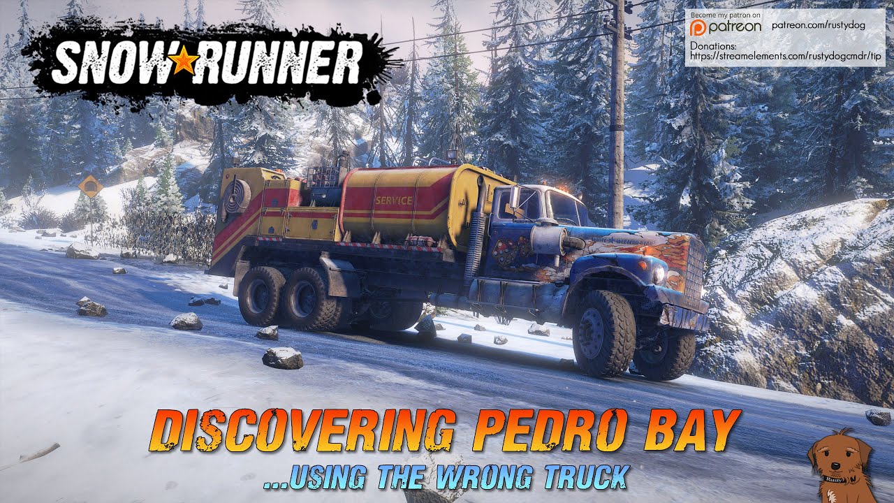 SNOWRUNNER - Discovering Pedro Bay ....using the wrong truck. - YouTube