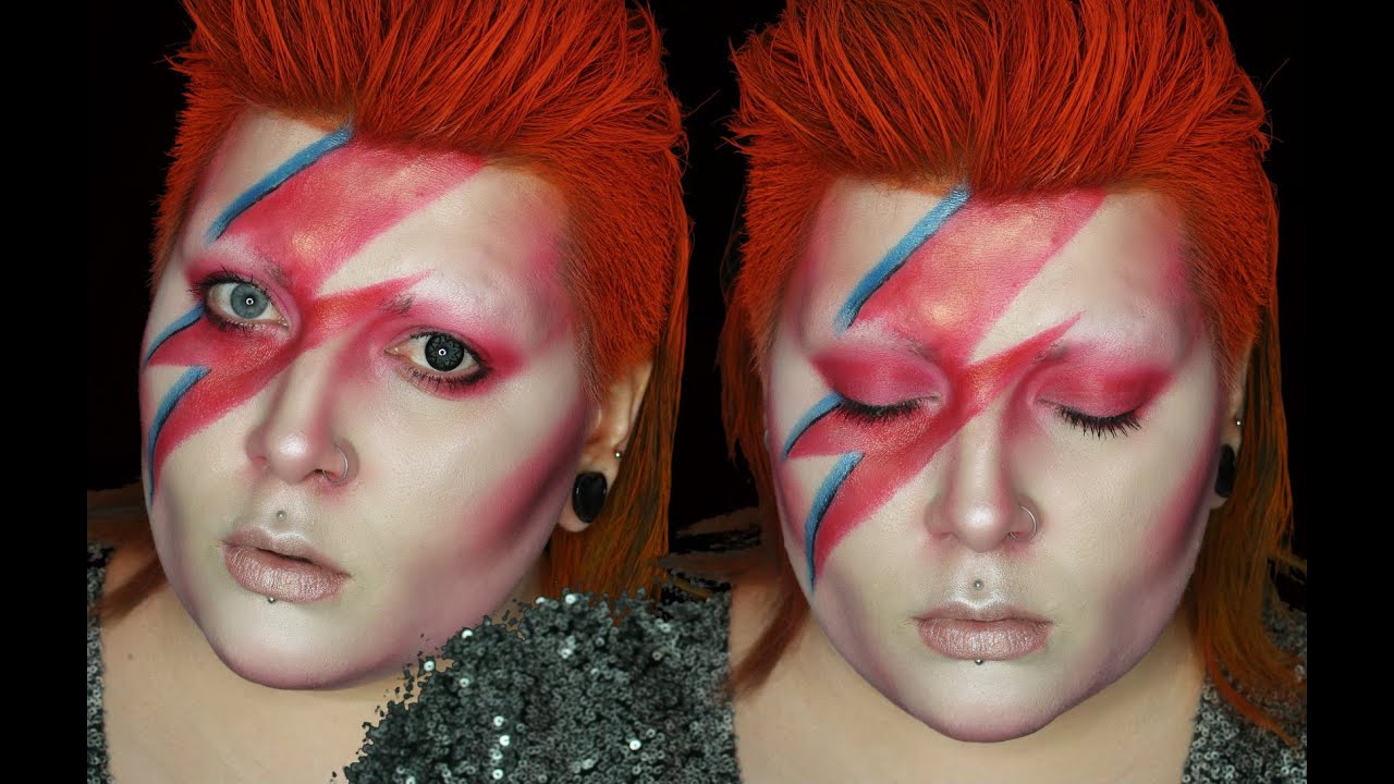 David Bowie Aladdin Sane Makeup Tutorial | Saubhaya Makeup