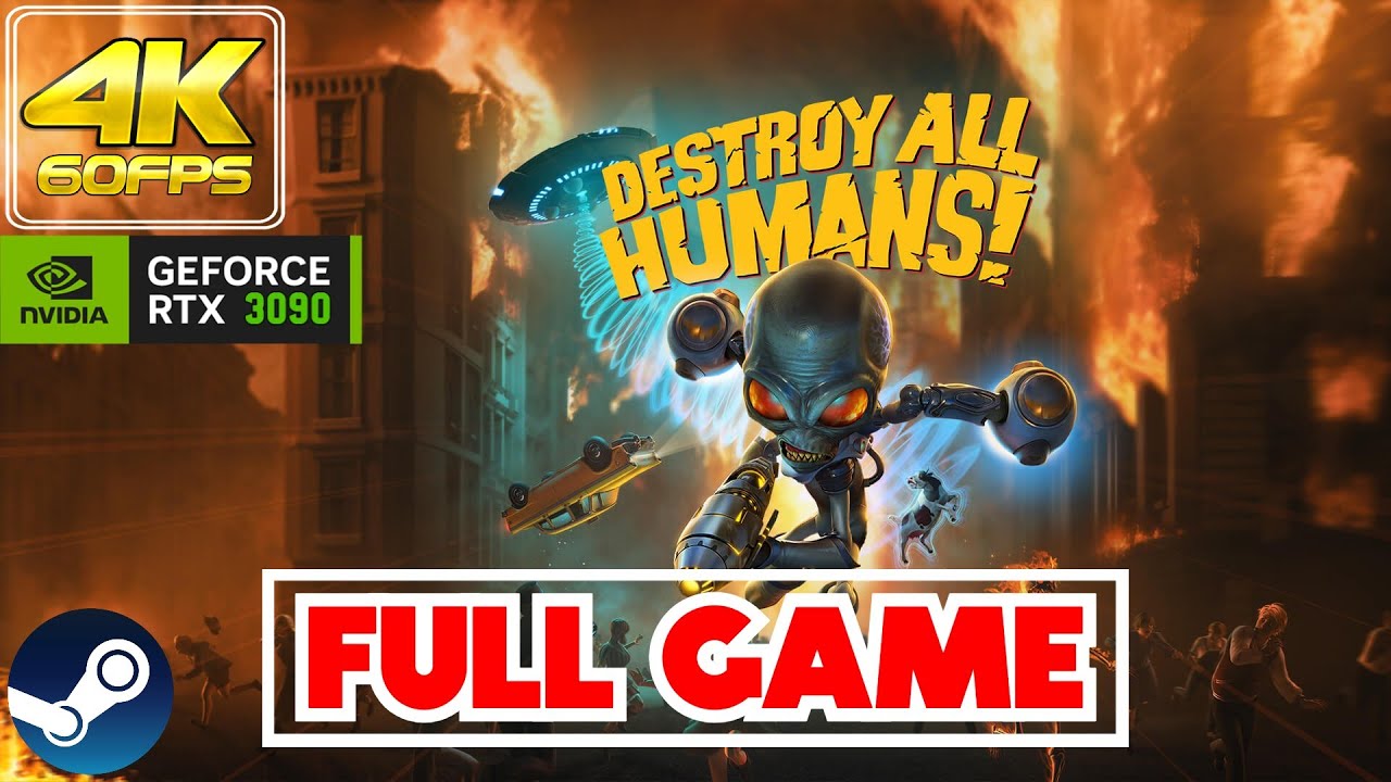 Destroy All Humans! (2020) | 𝗙𝗨𝗟𝗟 𝗚𝗔𝗠𝗘 | Gameplay/Walkthrough [NO ...