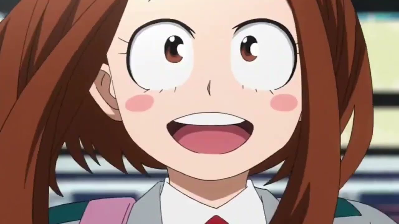 Uraraka fan dubbed in Season 1 scenes - YouTube