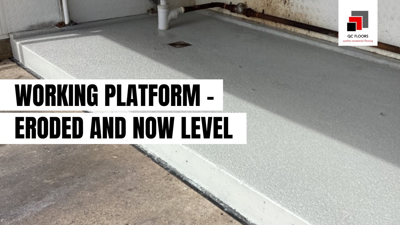 Restoring a Damaged Concrete Platform for Heavy Machinery - YouTube