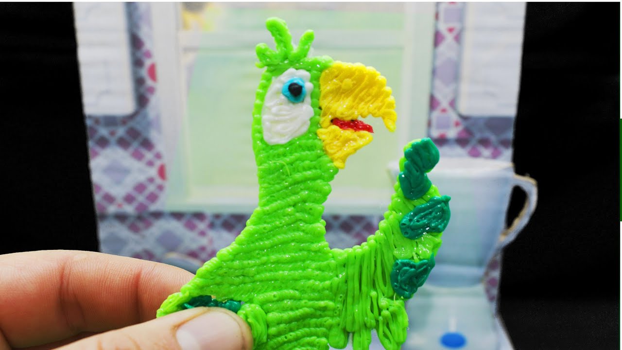 3d pen drawing Talking Pierre. DIY - YouTube