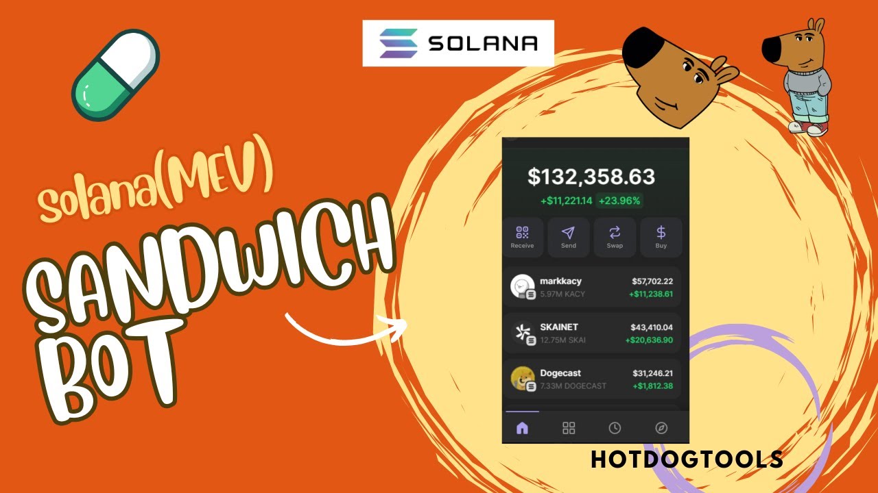solana mev sandwich bot hotdogtools - YouTube