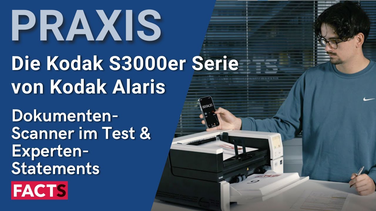 Kodak Scanner Test: Die S3000er Serie von Kodak Alaris - YouTube
