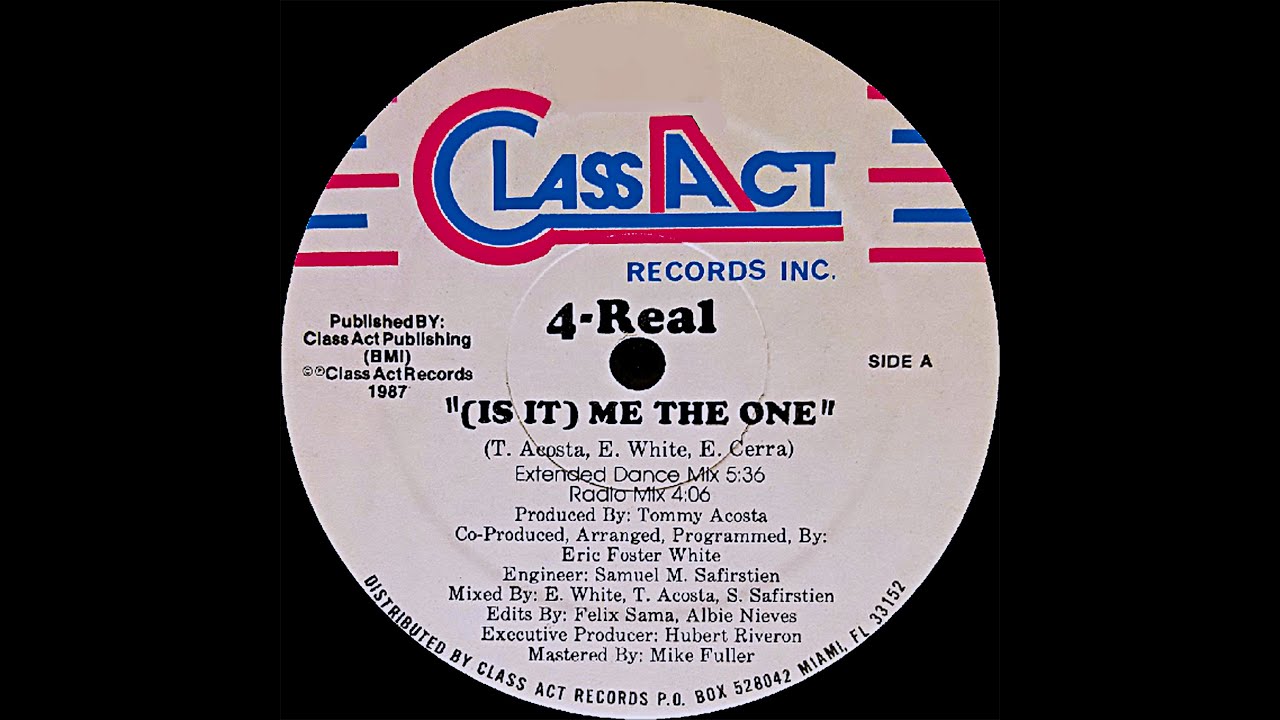 4 Real - Is It Me The One (Extended Mix) - YouTube