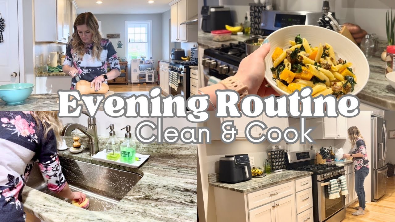 Evening Routine. Clean & Cook With Me. Healthy Dinner Idea. Closing The ...