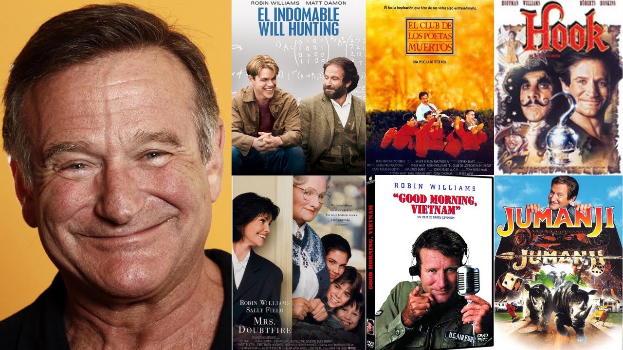 TOP MEJORES PELÍCULAS DE ROBIN WILLIAMS ¡DE LOS MEJORES! - YouTube