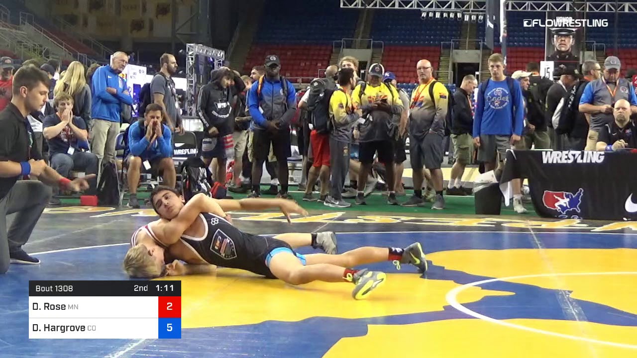 126 Lbs Cons 16 1 Davin Rose Minnesota Vs Dominic Hargrove Colorado ...