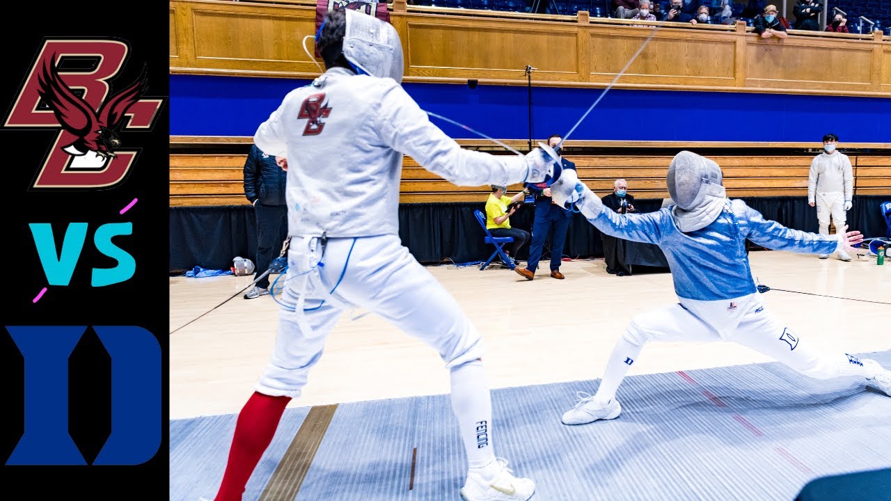 Boston College vs. Duke ACC Men's Fencing Championship Highlights (2022 ...