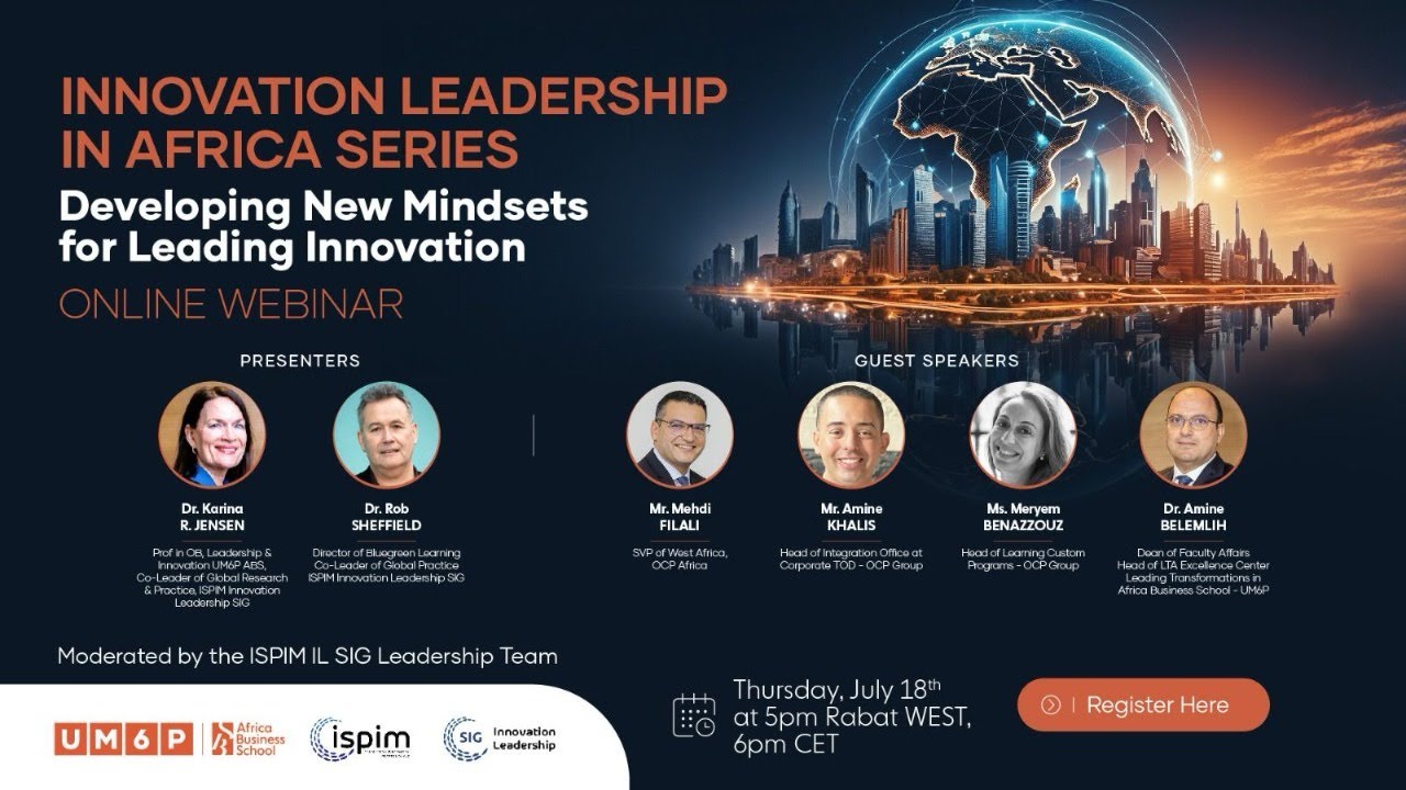 INNOVATION LEADERSHIP IN AFRICA SERIES - DEVELOPING NEW MINDSETS FOR ...
