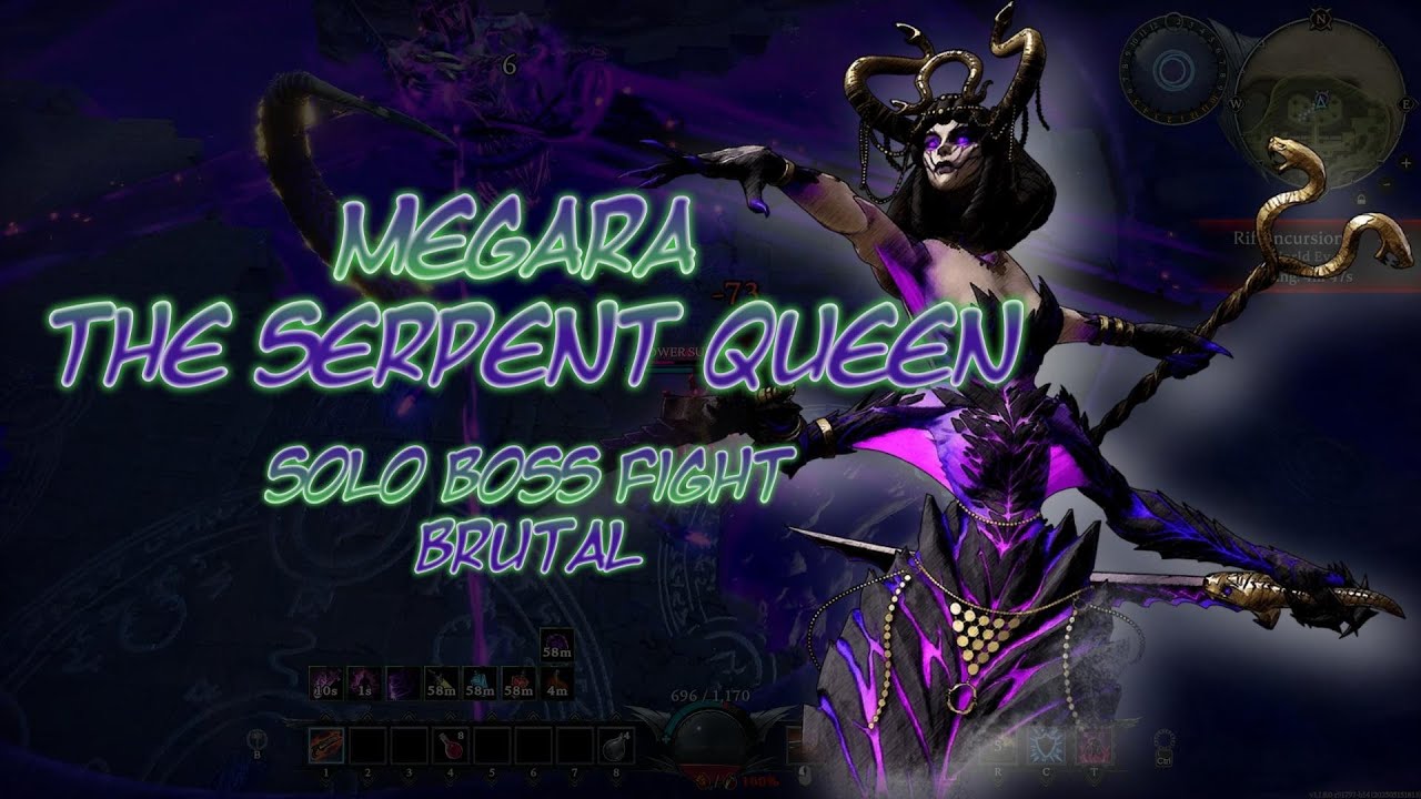 V Rising Invaders Of Oakveil, Megara the Serpent Queen "Solo boss fight ...