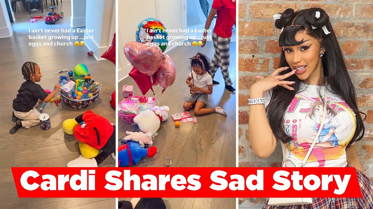 Cardi B's Adorable Kids Playing With Toys In Their Home - YouTube