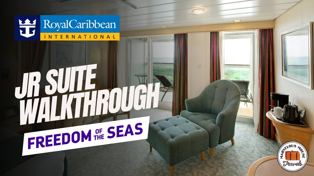 Full cabin walkthrough of a Jr Suite on Royal Caribbean's Freedom of ...