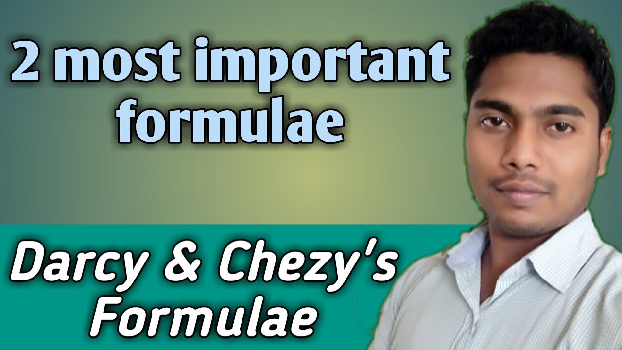 Darcy and chezy's formula - YouTube