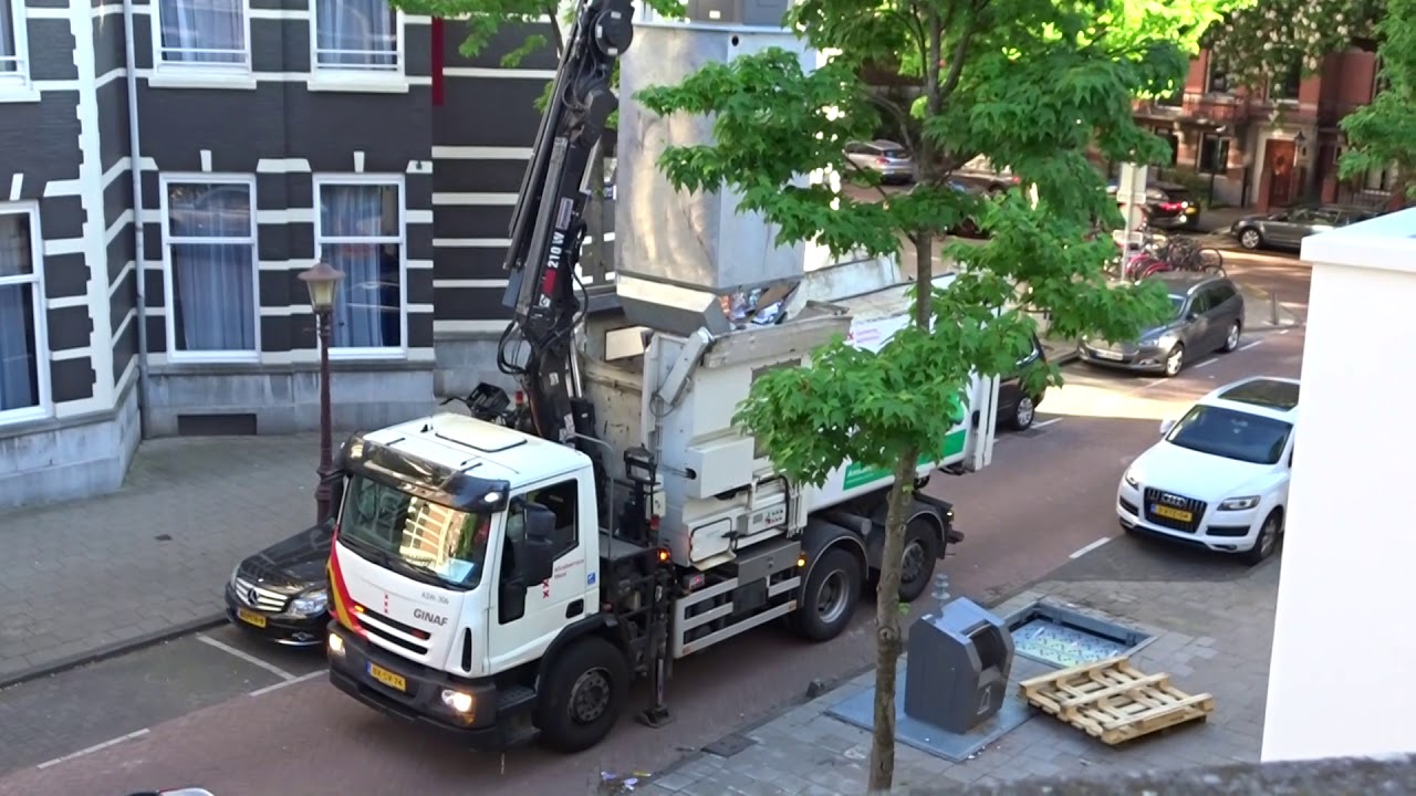 Amsterdam May 2018 RUBBISH COLLECTION - YouTube