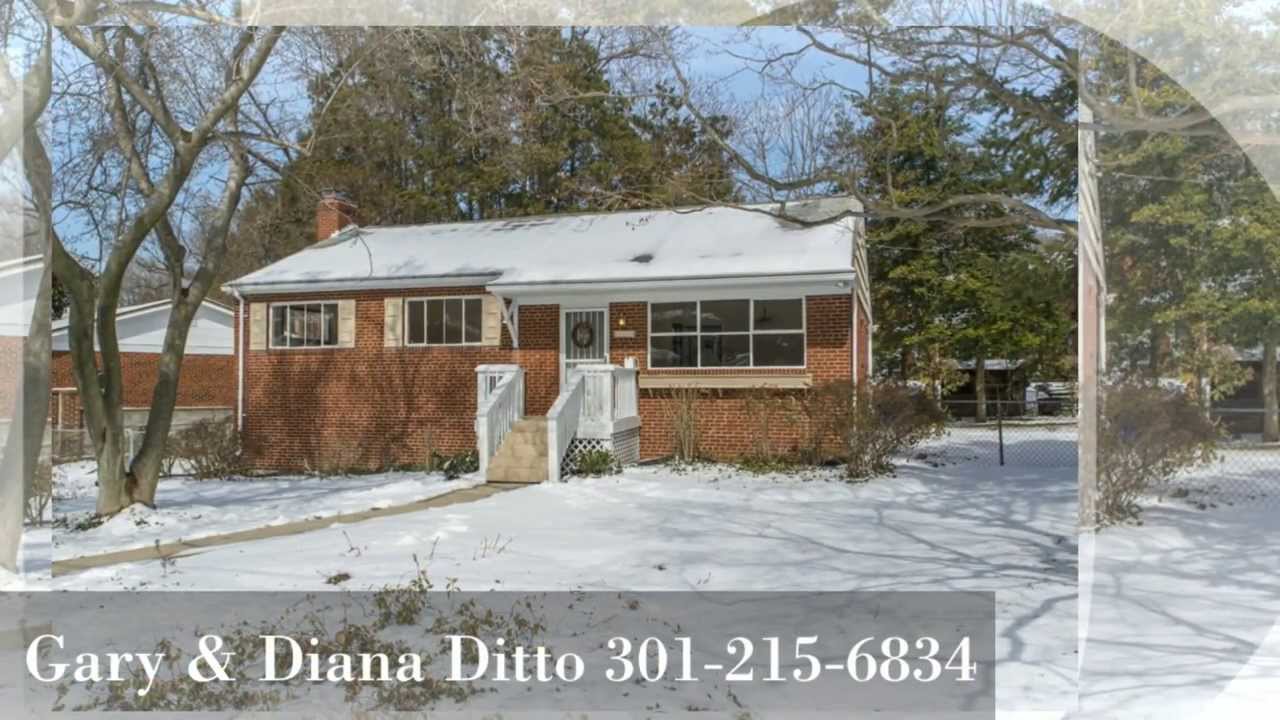 Kensington Maryland - SOLD 2014 Gary Ditto Listing 3701 Astoria Road - YouTube