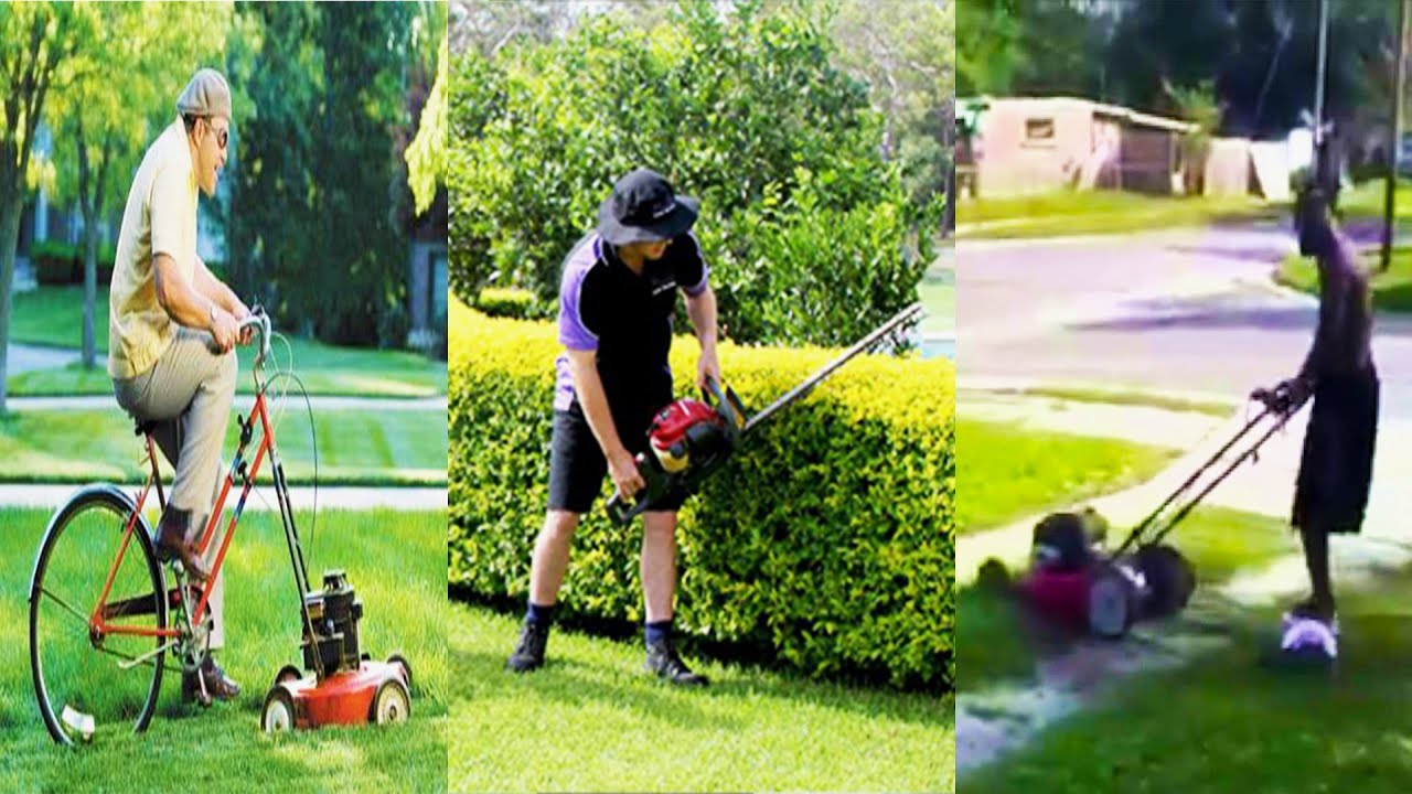 Funniest Grass Cutting Fails YouTube Funniest Grass Cutting Fails YouTube