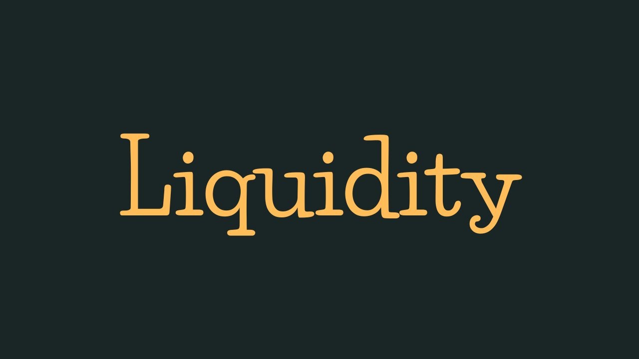LIQUIDITY- THE MOST SIMPLEST EXPLANATION | InvestmentPlanning101 - YouTube