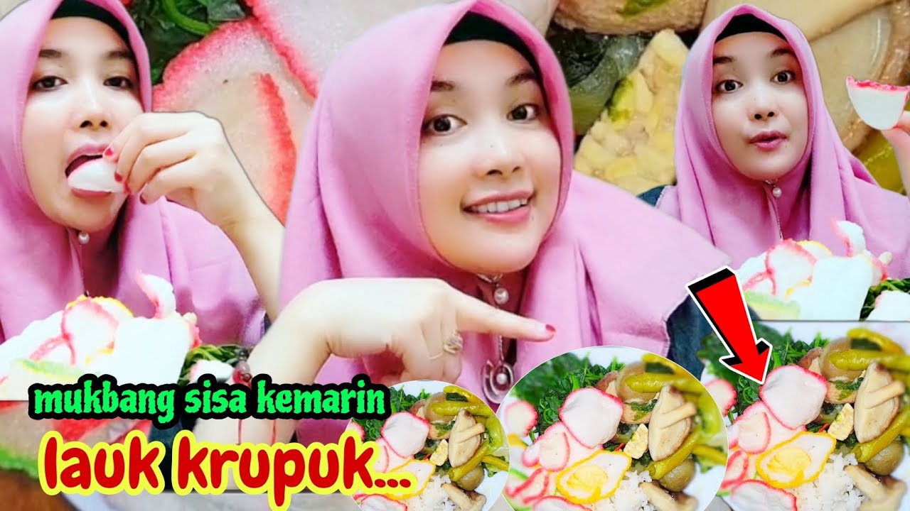 🔴MUKBANG JANGAN BLENDRANG SISA KEMARIN⁉️CUMA LAUK KRUPUK🙄 - YouTube