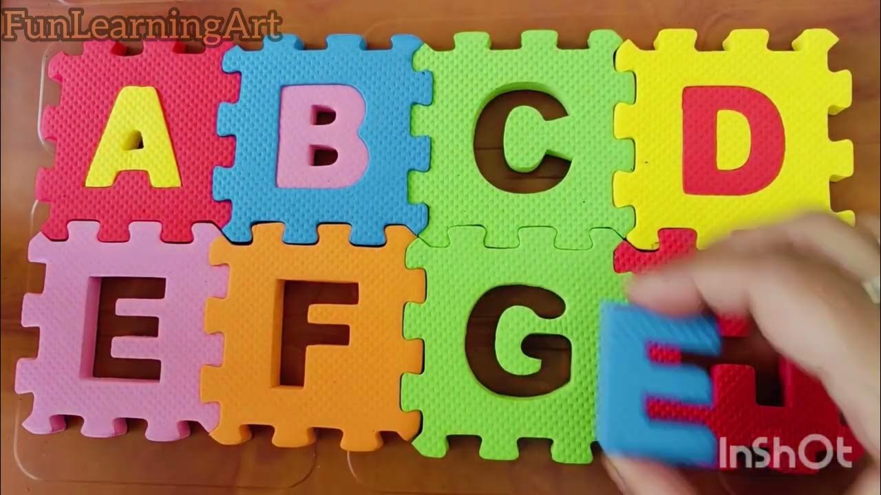 Puzzle Games For Kids | Find Missing Alphabets Letters A B C D - YouTube