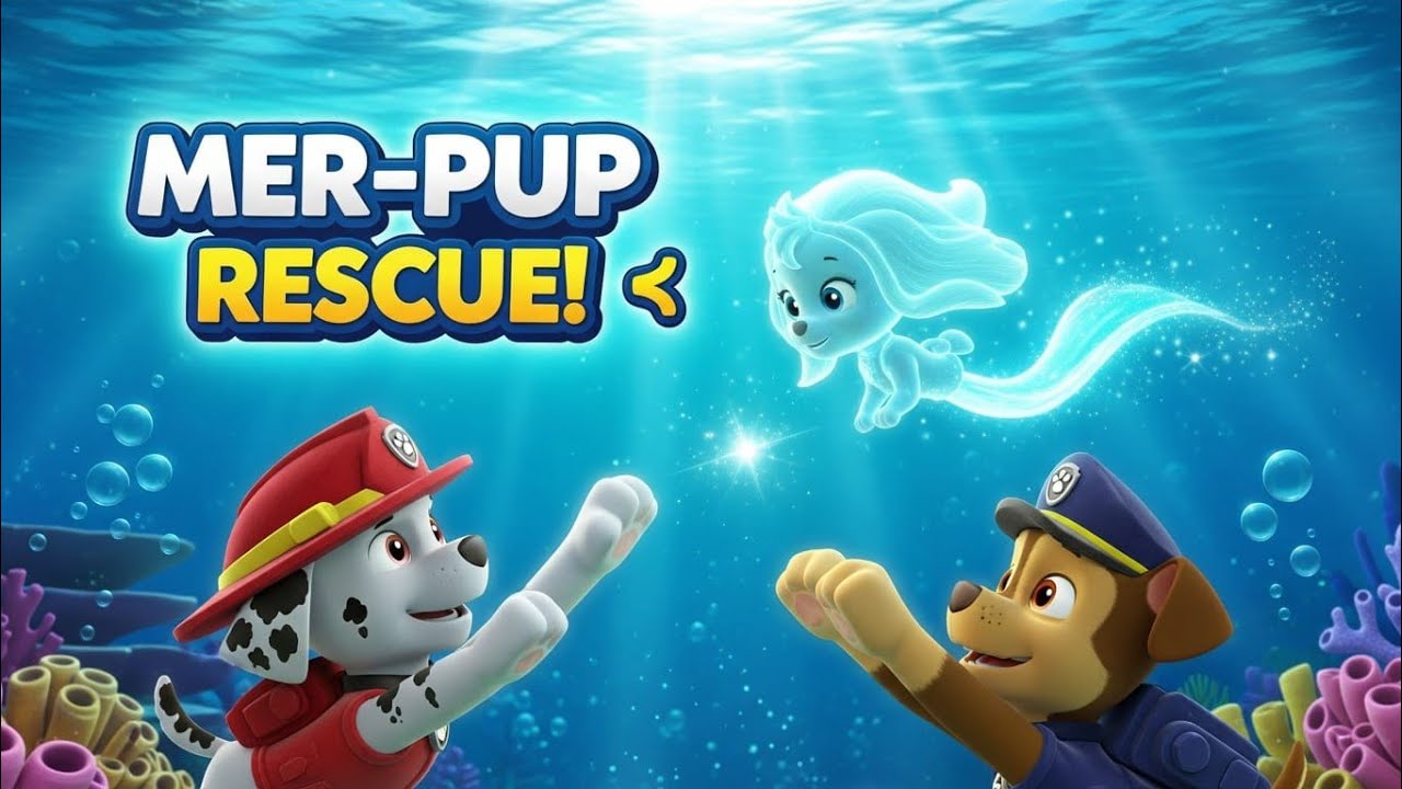 Ultimate Rescue! 🌊 A Leader and His Pups Save a Mysterious Mer-Pup ...