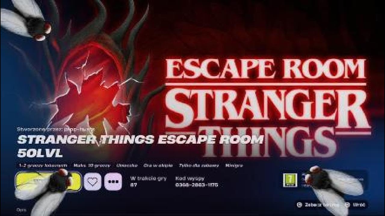 Fortnite Escape Room Stranger Things CałaMapa 🇵🇱 Super Mapa - YouTube