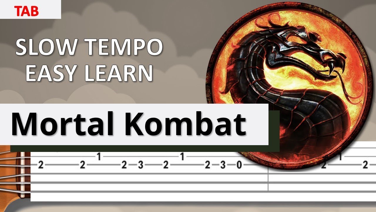 How to play Mortal Kombat on a guitar. Guitar tabs for beginners at a ...