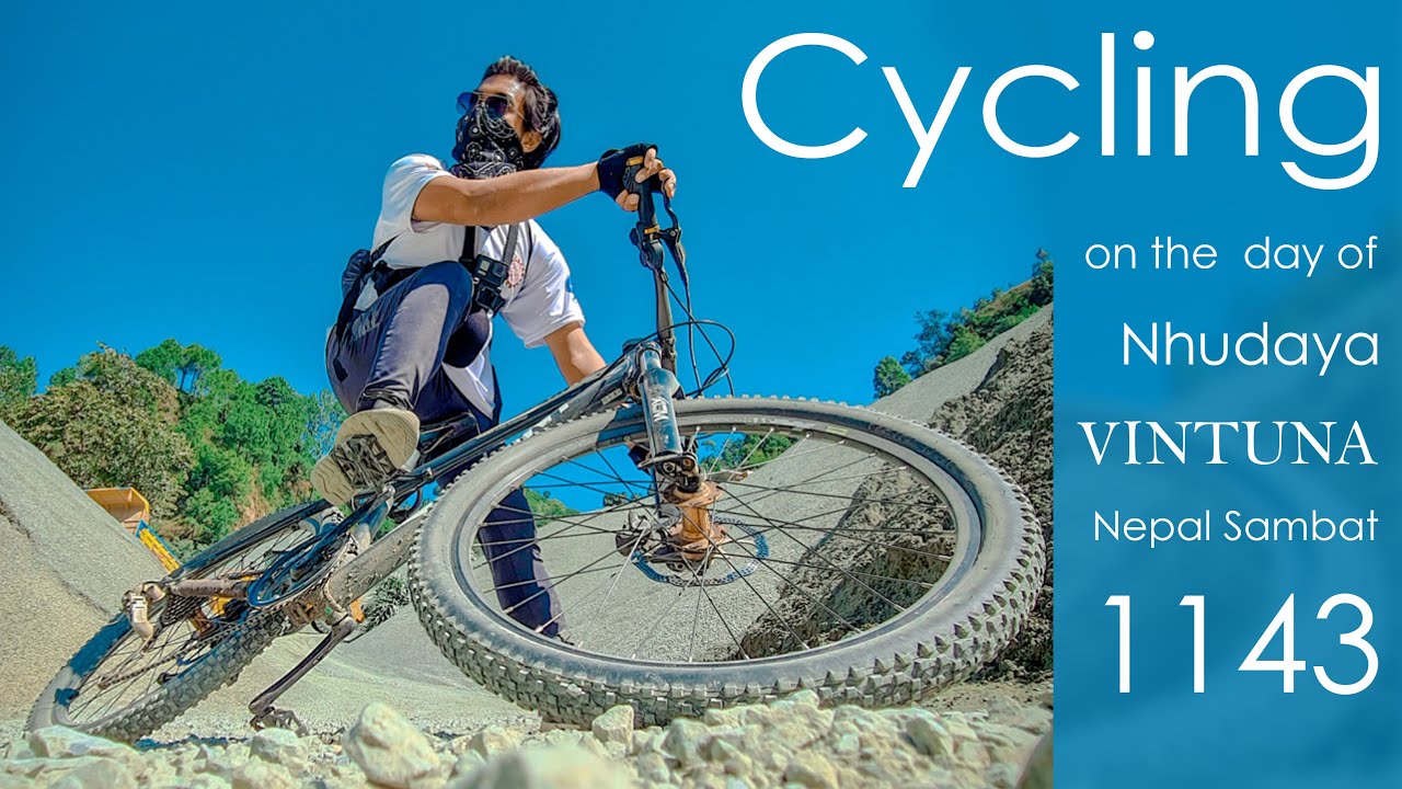 Cycling on the day of Nhudaya Vintuna. Nepal sambat1143 - YouTube