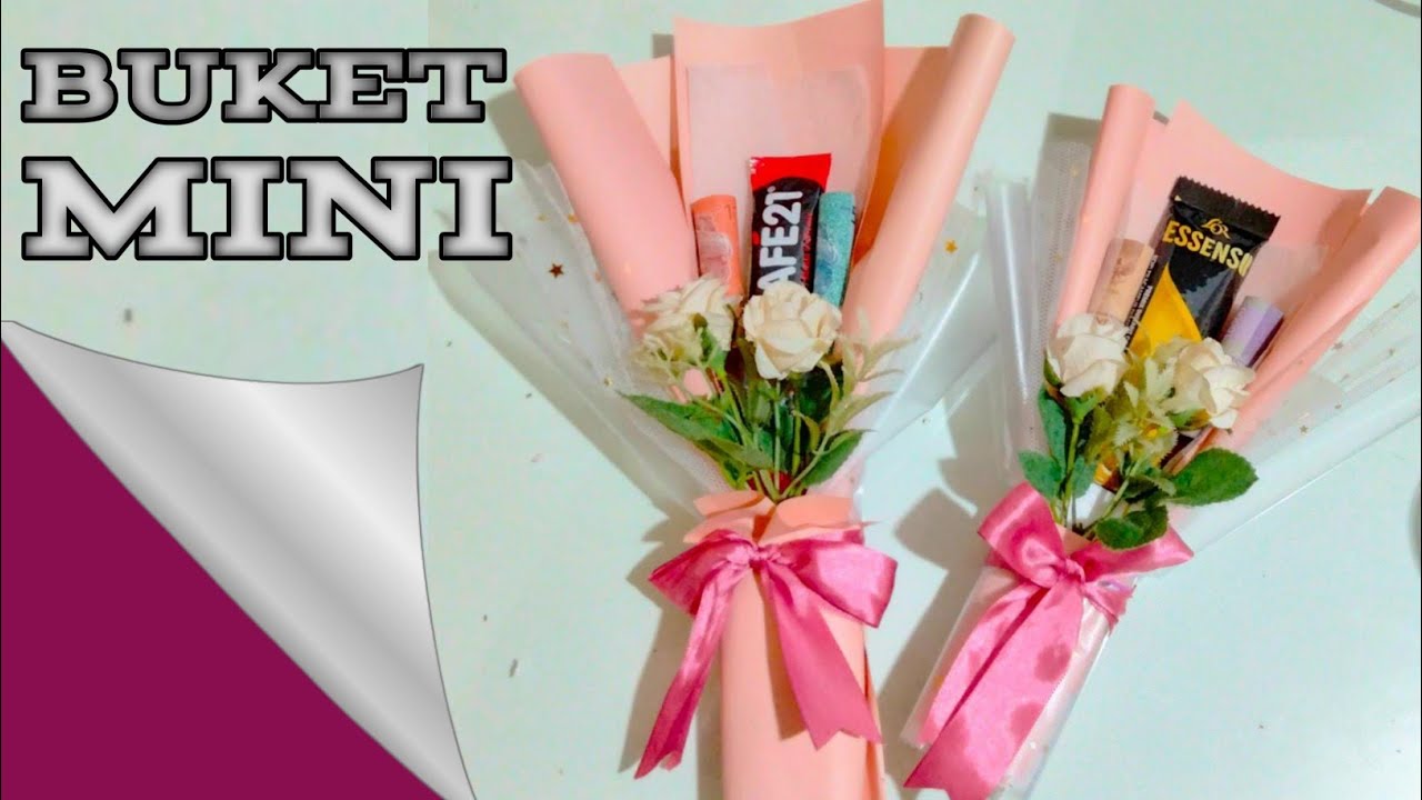 CARA MUDAH MEMBUAT BUKET MINI - YouTube