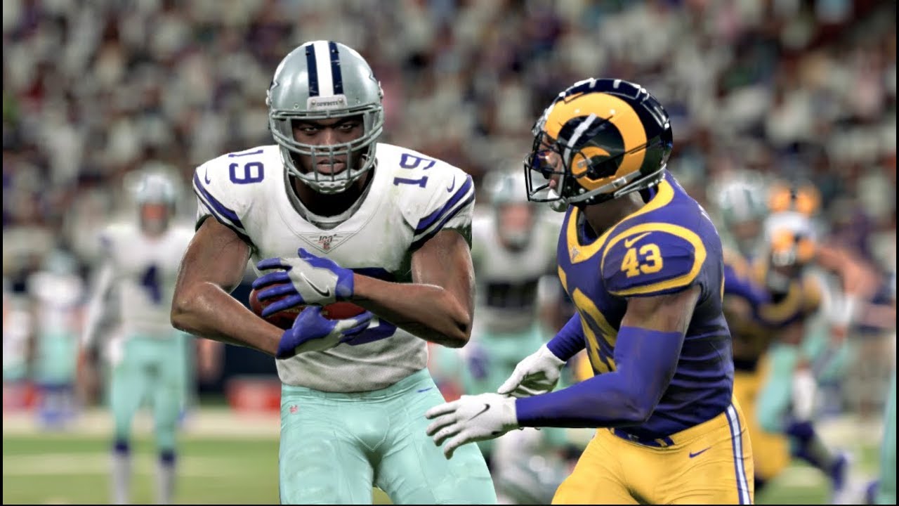 Madden 20 Gameplay - Dallas Cowboys vs Los Angeles Rams - (CPU vs CPU ...