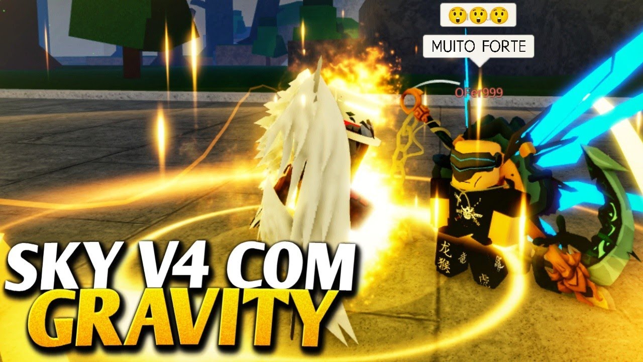 APELAÇÃO SUPREMA SKY V4 COM A FRUTA GRAVITY!!! BLOX FRUITS - YouTube