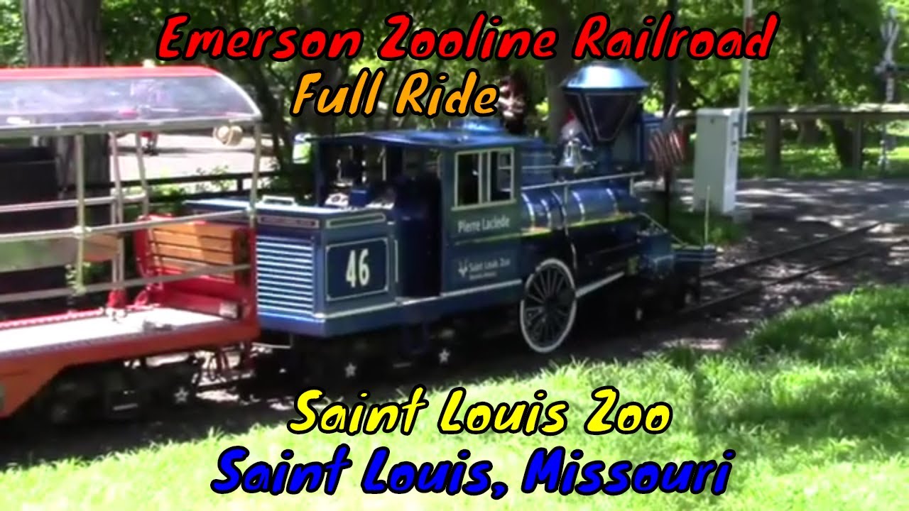 Emerson Zooline Railroad Full Ride at The Saint Louis Zoo - YouTube