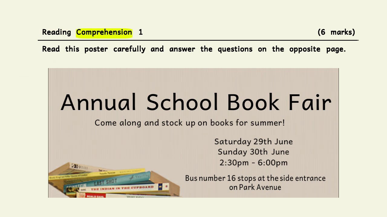 Benchmark 2019 Session 1 ENGLISH Reading Comprehension - YouTube