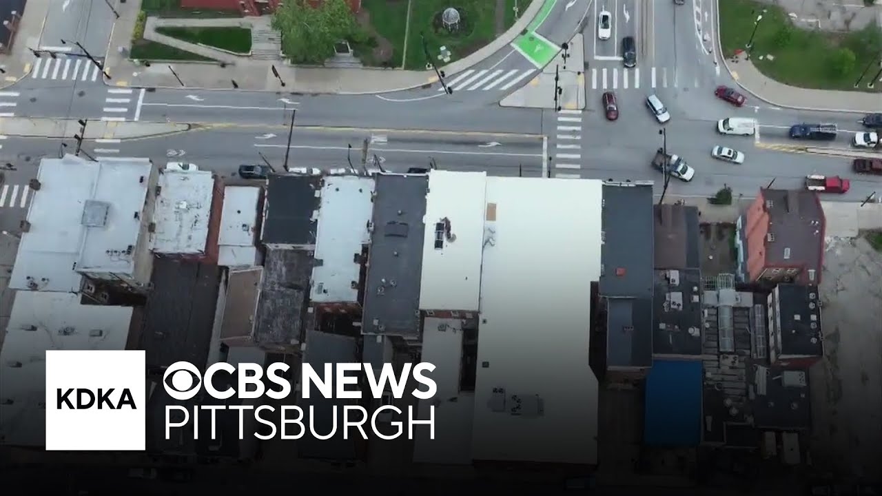Pittsburgh business reopens after storms tear roof off - YouTube