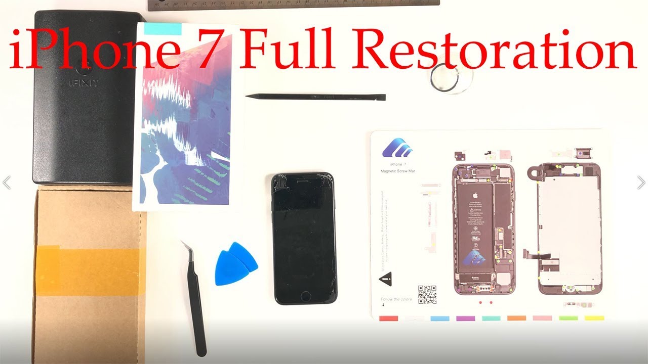 iPhone 7 Full Restoration Repair - YouTube