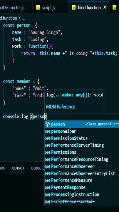 MIND-BLOWING Js Bind Function Tricks You Need to Know! #coding #code #shorts #programming # ...
