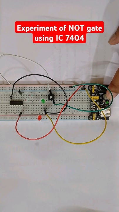 NOT LOGIC GATE #notgate #tech #computer #science #digital - YouTube
