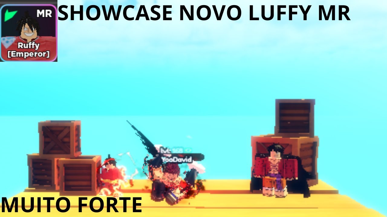SHOWCASE NOVO LUFFY MR! - Roblox - Anime World Tower Defense - YouTube