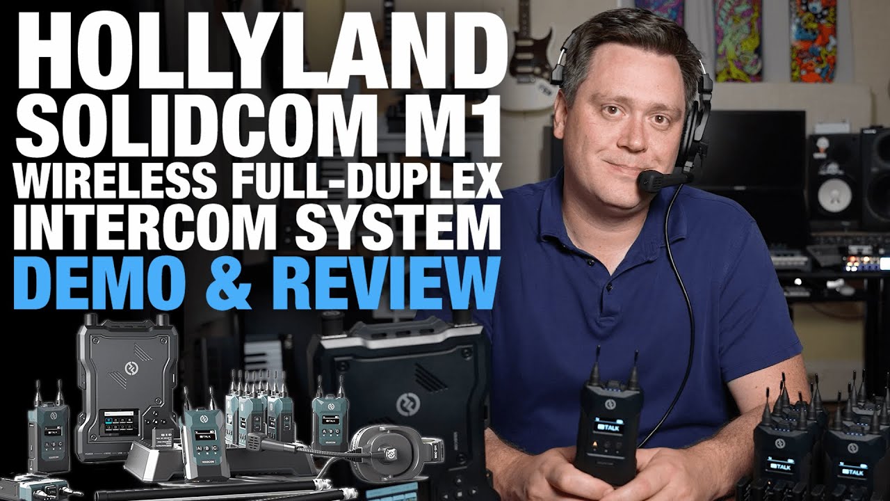 Hollyland Solidcom M1 Wireless Intercom System Demo & Review - YouTube